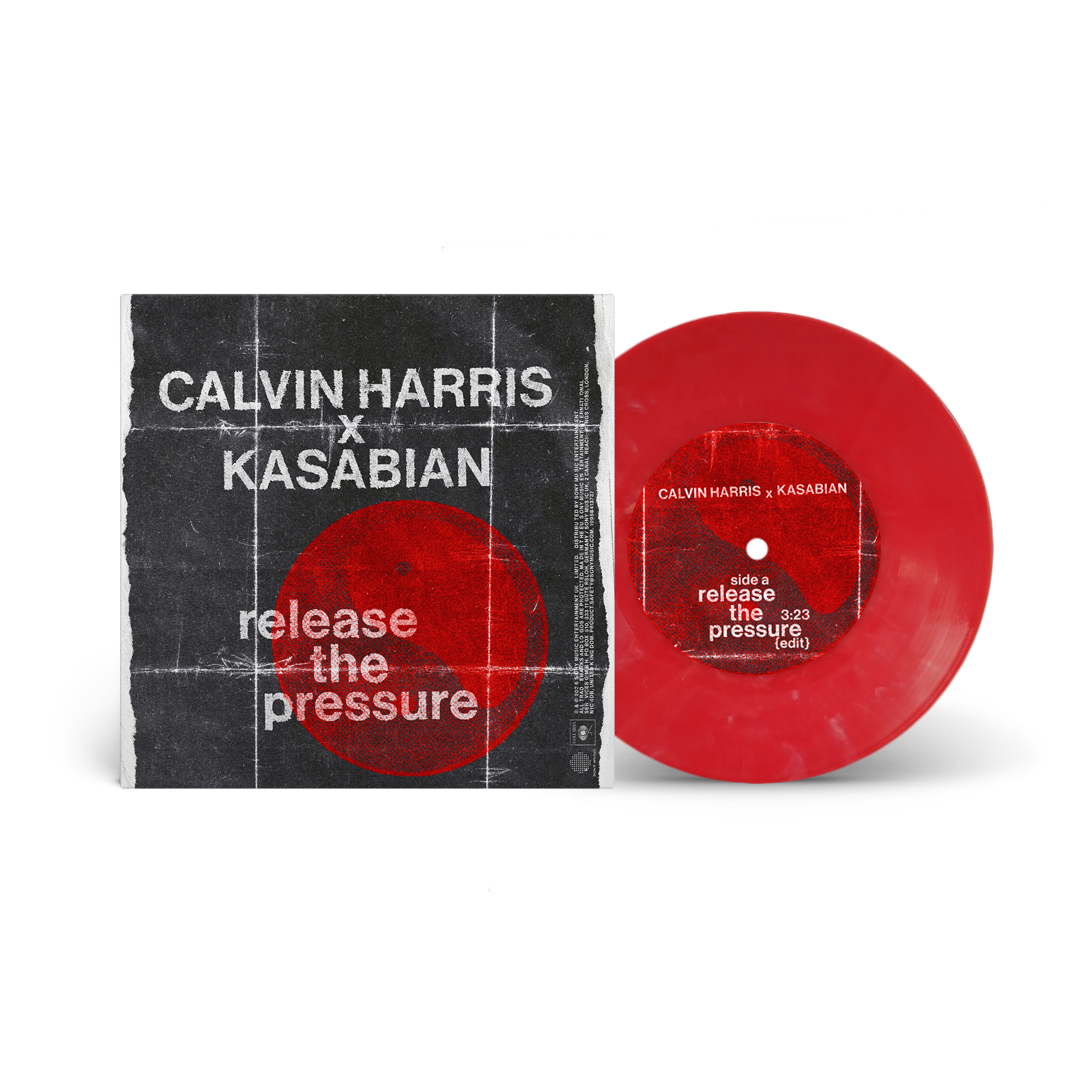 Release the Pressure | Red Marble 7" Vinyl | Kasabian | Official Store